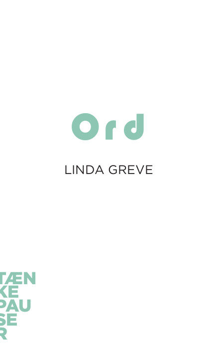 Ord - tænkepauser